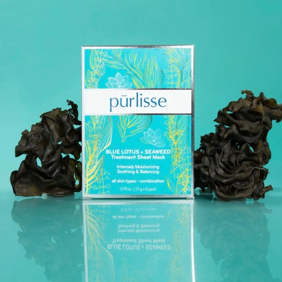 Skincare | 33prlisse Blue Lotus Seaweed Treatment Sheet Mask All Skin ...
